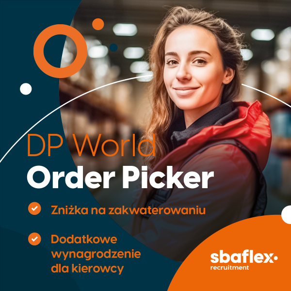 Waalwijk - Tilburg - orderpicker w magazynie DP World -BONUSY
